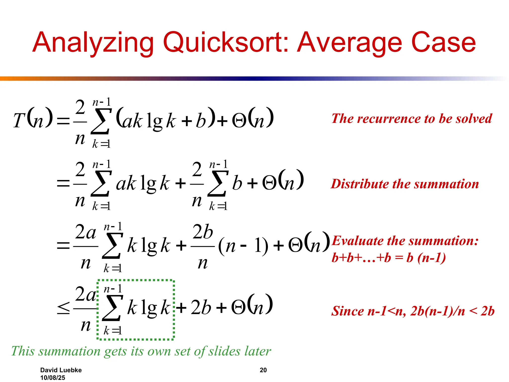 Quick Sort Algorithm: Dry Run and Its working | PPT