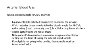 Lecture 8 - Arteial Blood Gas.pptx school | PPTX