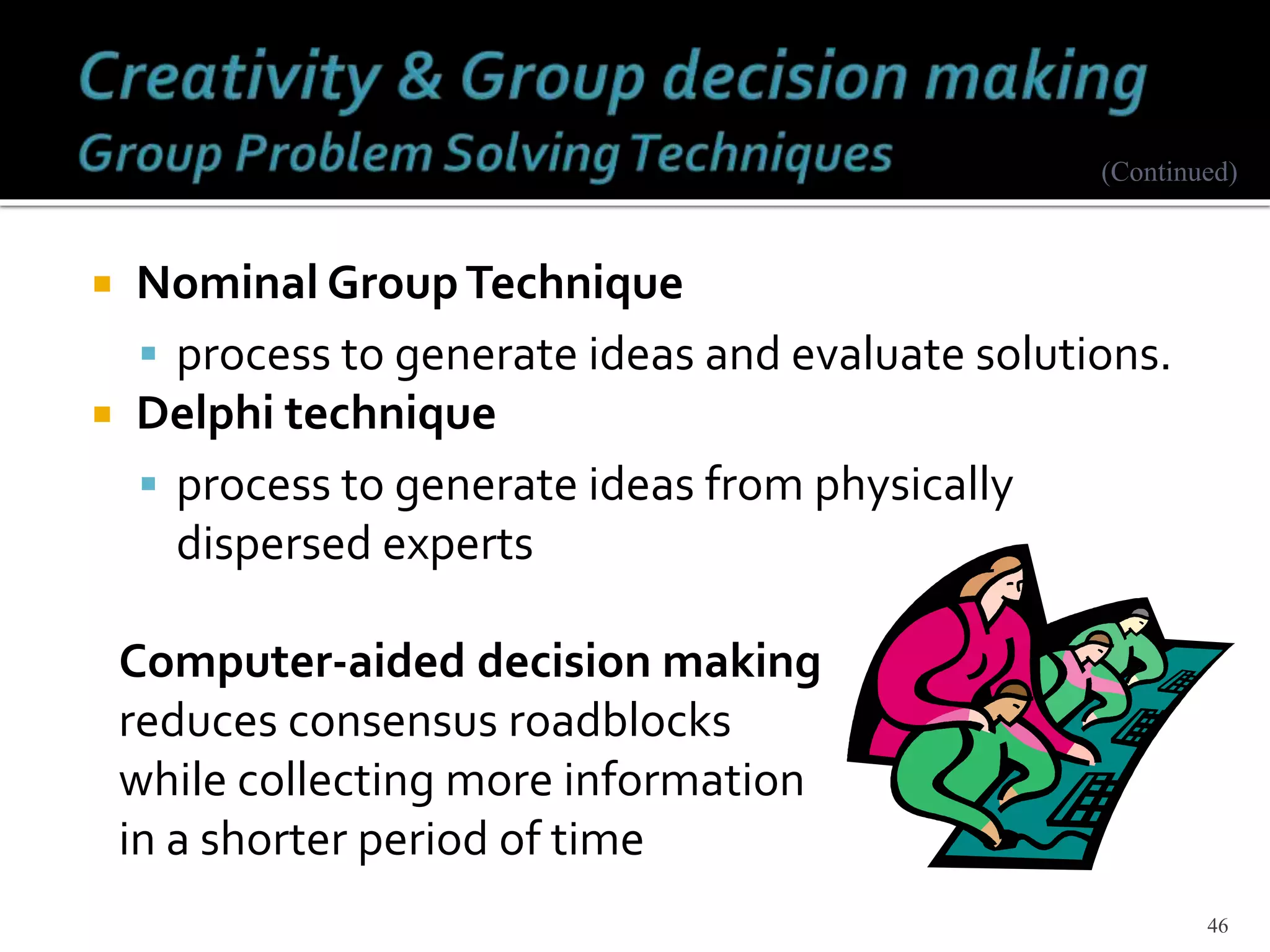 Lecture 8 communication & decision making | PPTX