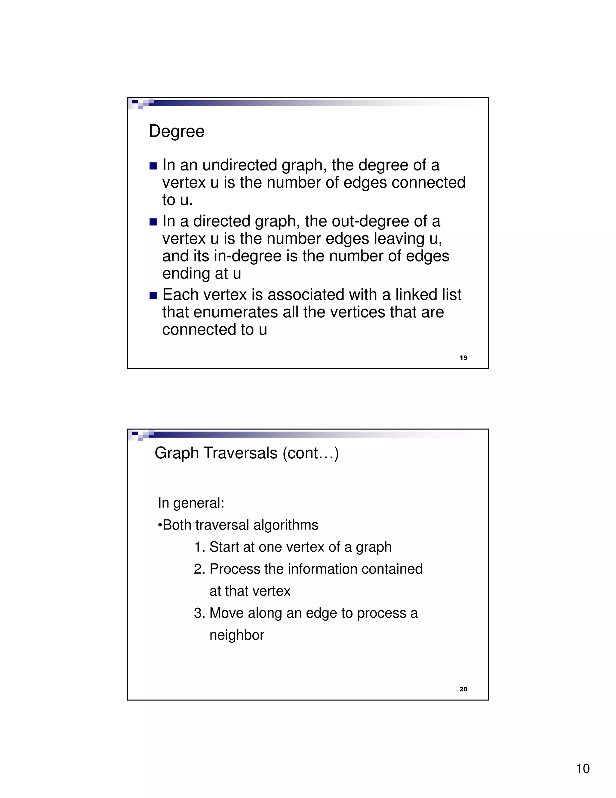Lecture8 data structure(graph) | PDF