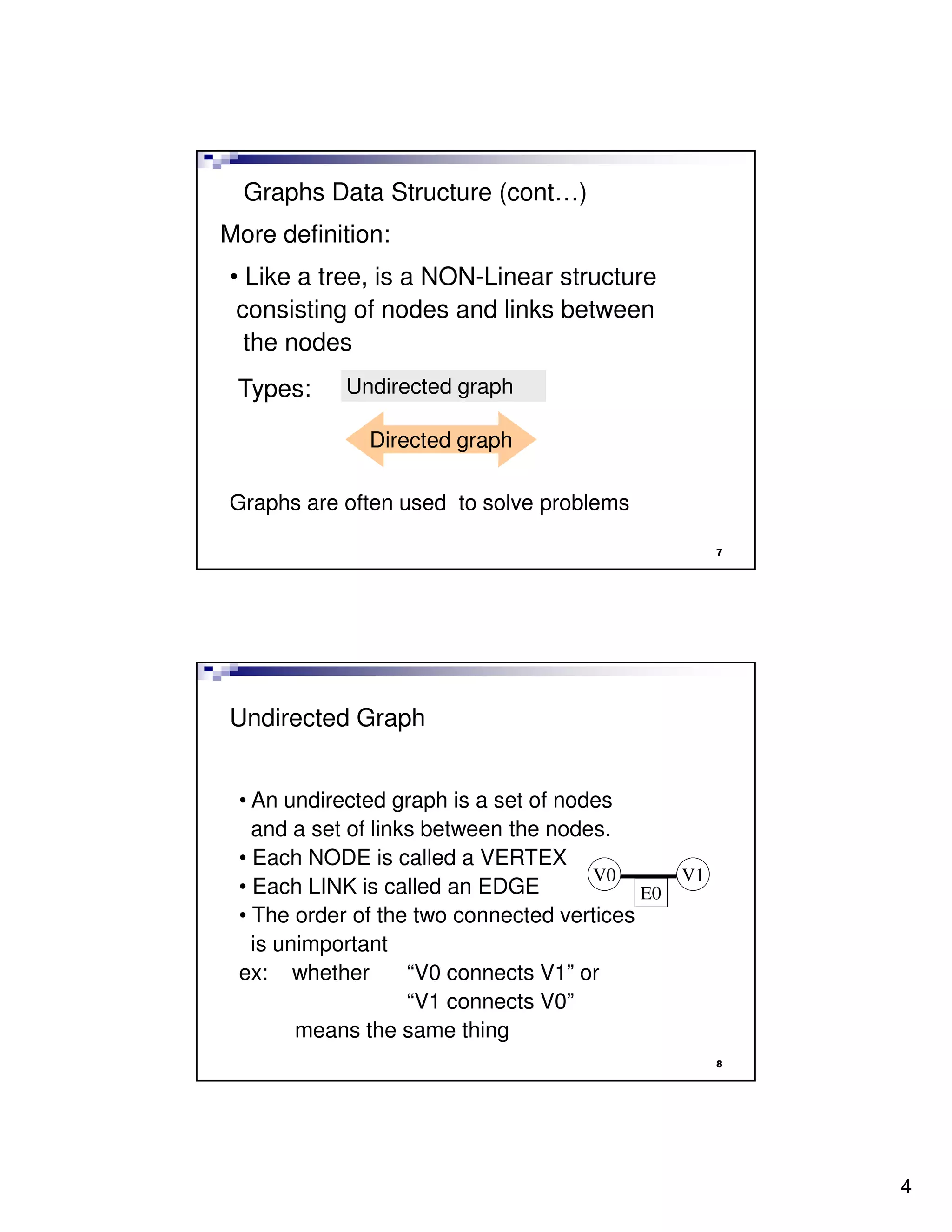 Lecture8 data structure(graph) | PDF