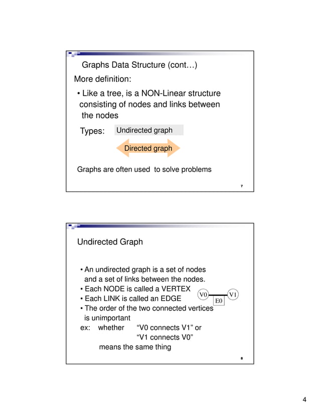 Lecture8 data structure(graph) | PDF