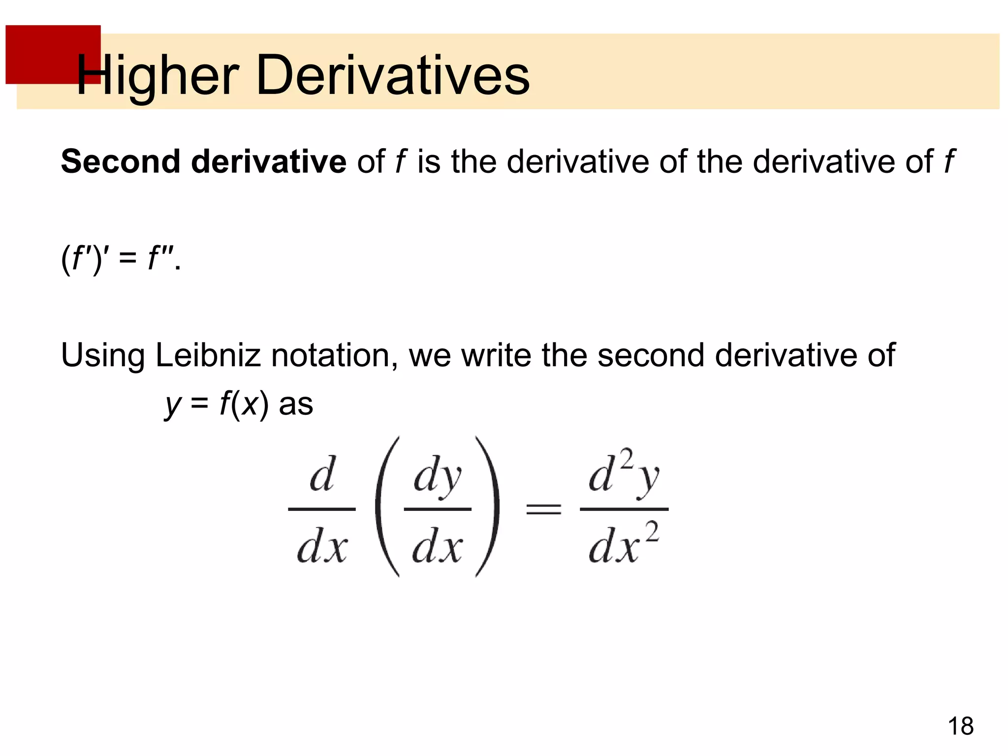 Lecture 8 derivative rules | PPT