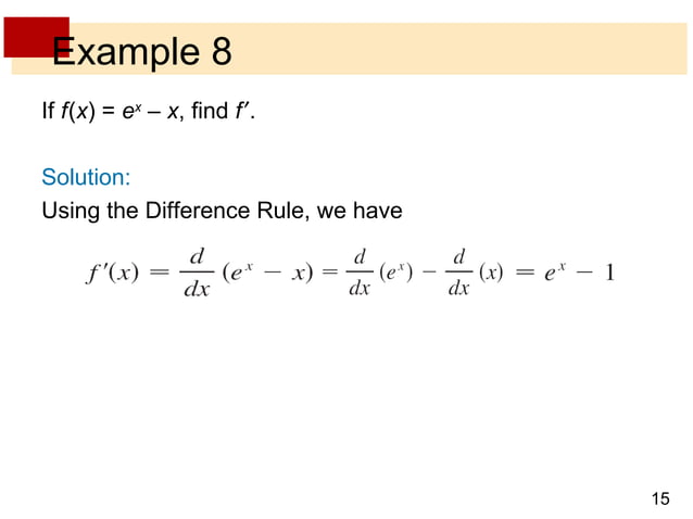 Lecture 8 derivative rules | PPT | Physics | Science