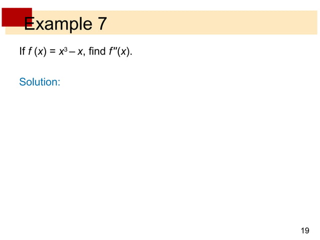 Lecture 8 derivative rules | PPT | Physics | Science