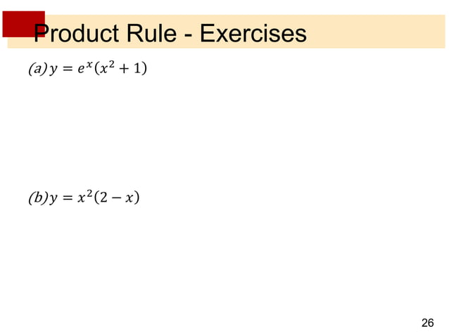 Lecture 8 derivative rules | PPT | Physics | Science