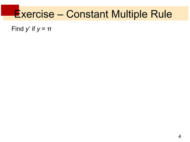 Lecture 8 derivative rules | PPT | Physics | Science