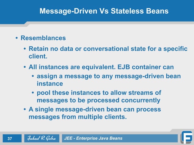 Lecture 8 Enterprise Java Beans (EJB) | PDF | Web Development | Internet