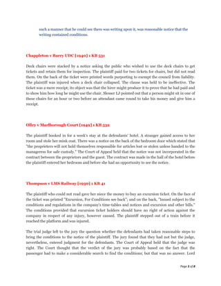 Lecture 8 Exclusion and Limiting Clauses - Cases | DOCX | Law