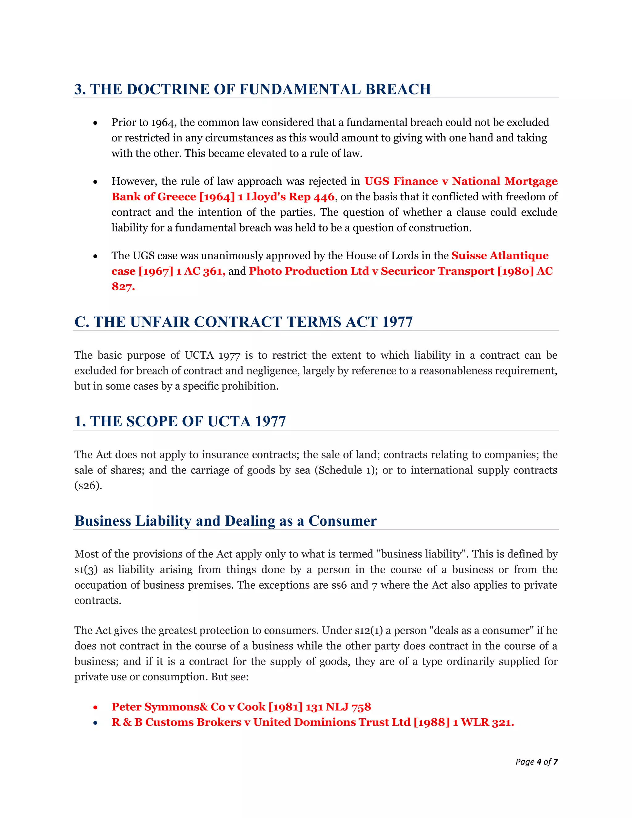 Lecture 8 Exclusion and Limiting Clauses - Notes | DOCX