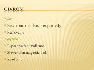 Lecture 8 - External Memory Of a computer architecture | PPT