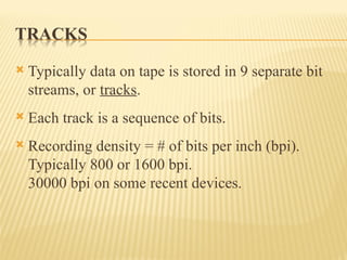 Lecture 8 - External Memory Of a computer architecture | PPT