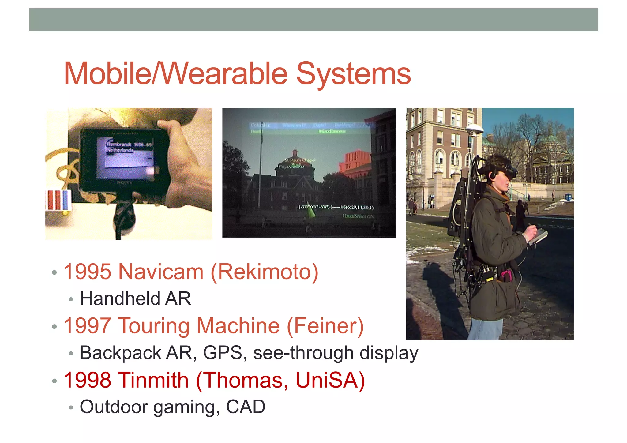 Lecture 8 Introduction To Augmented Reality Pdf