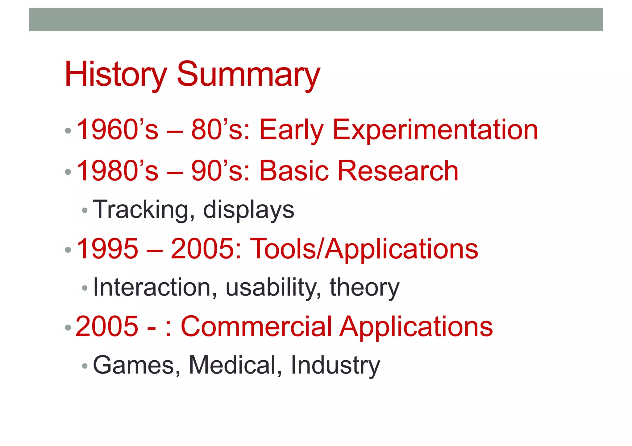 Lecture 8 Introduction to Augmented Reality | PDF