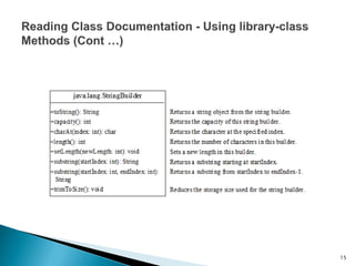 Lecture 8 Library classes | PDF