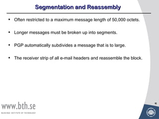 Lecture 8 mail security | PPT