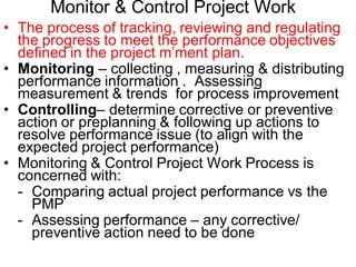 Lecture 8 monitoring & controlling (1) | PDF
