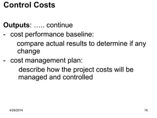 Lecture 8 monitoring & controlling (1) | PDF