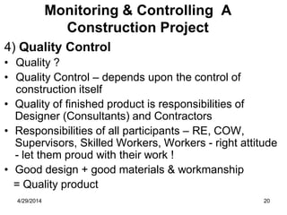 Lecture 8 monitoring & controlling (1) | PDF