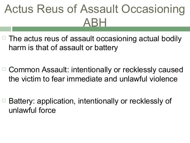 Lecture 8 non fatal offences