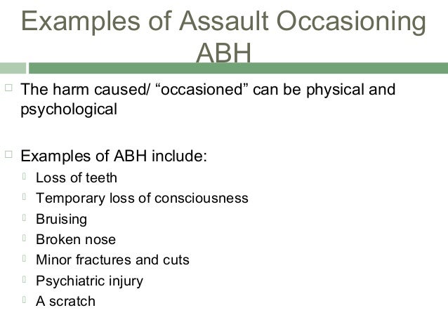 Lecture 8 non fatal offences