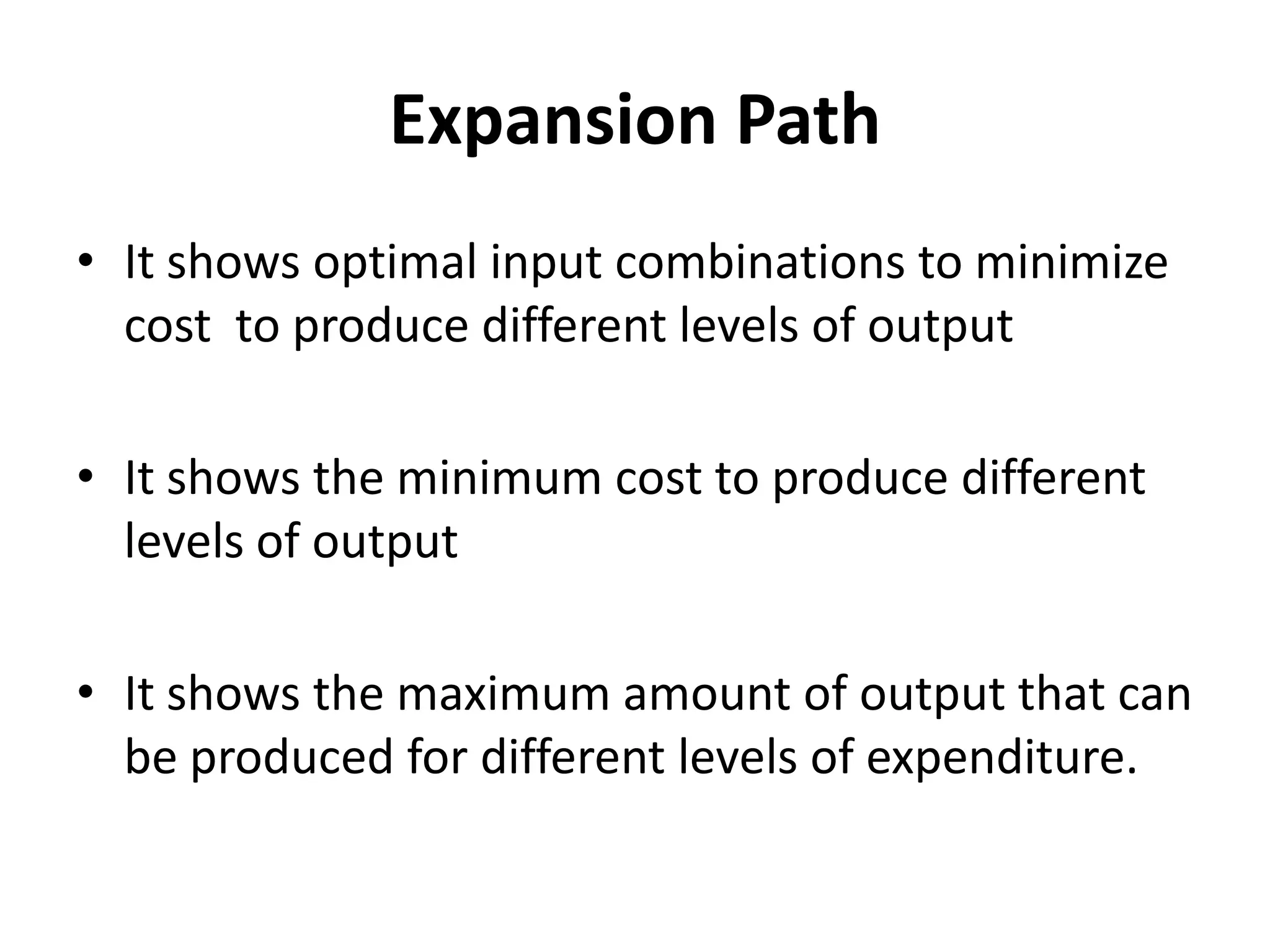 Lecture 8 production, optimal inputs (1) | PPTX