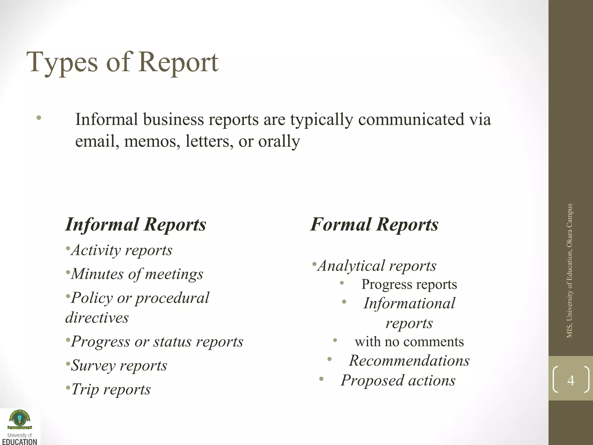 Report Management System | PPT