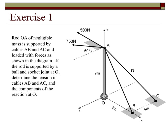 Lecture 8- Rigid Bodies- Equilibrium 3D.ppt | Chemistry | Science
