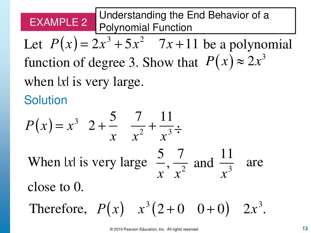 Lecture 8 section 3.2 polynomial equations