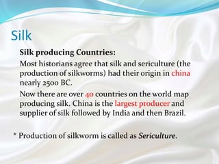 silk fiber | PPTX