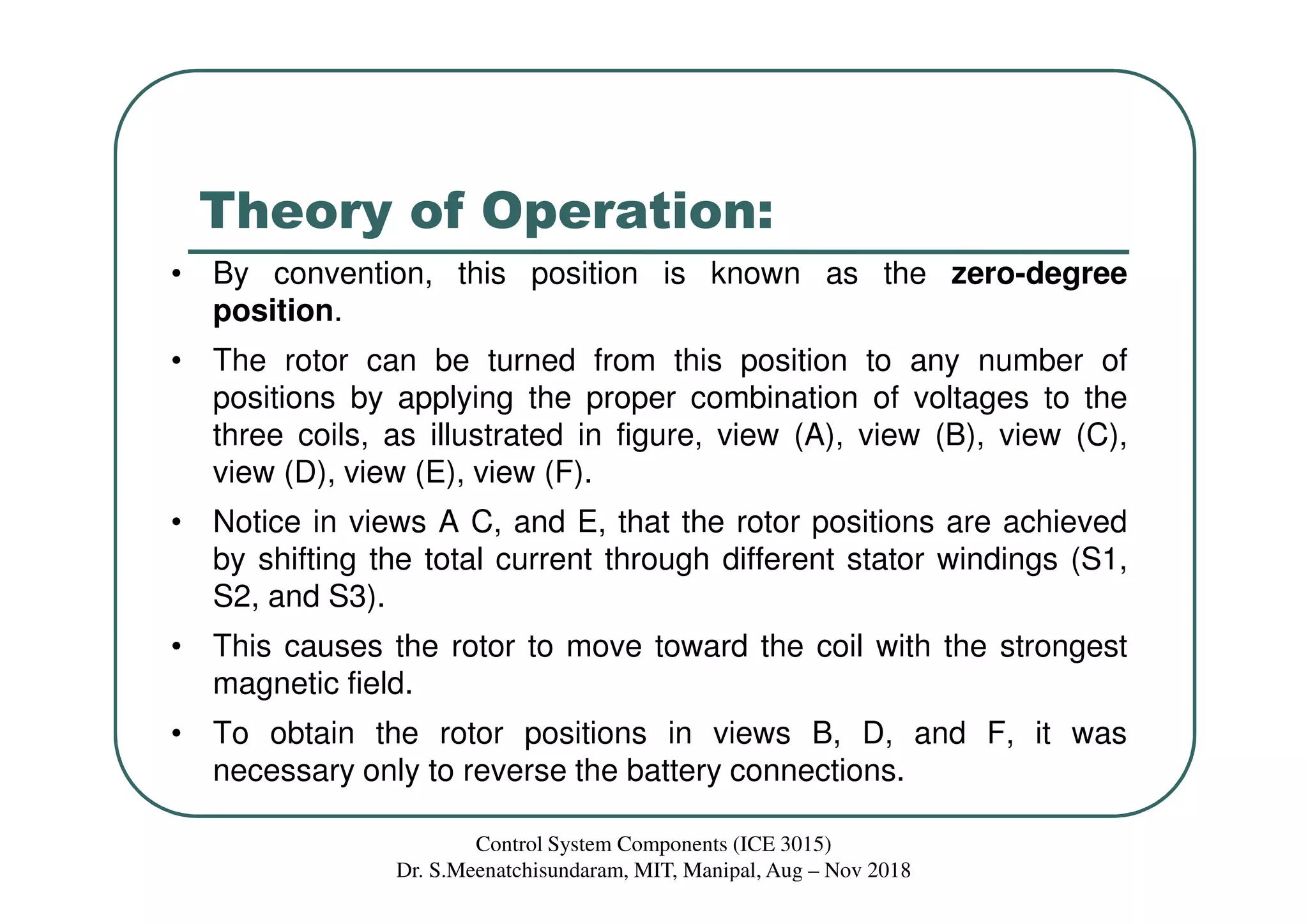 Lecture 8 synchros - theory of operation | PDF