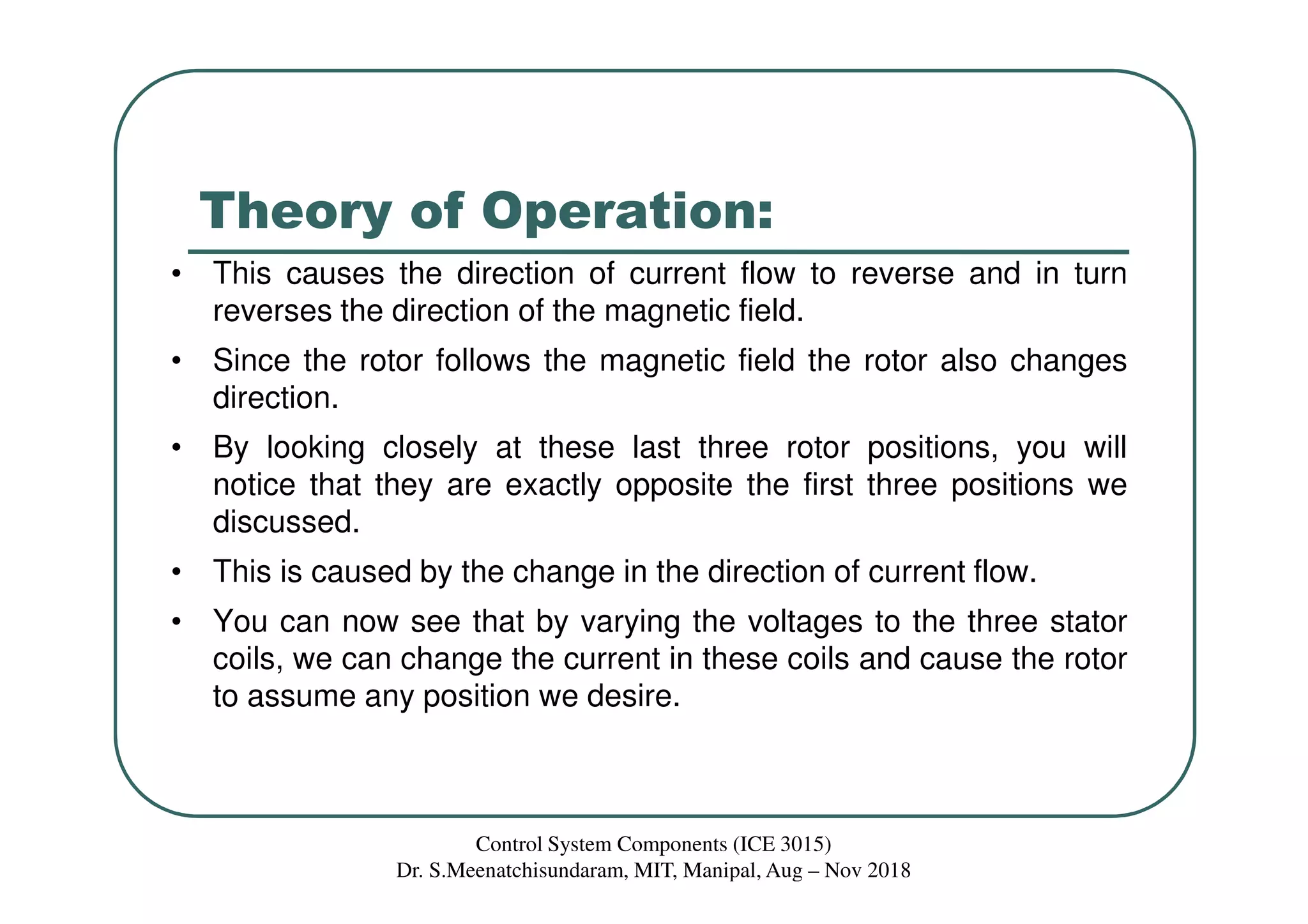 Lecture 8 synchros - theory of operation | PDF