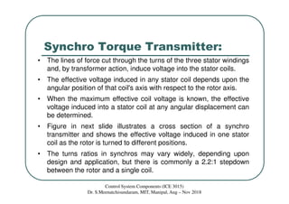 Lecture 8 synchros - theory of operation | PDF