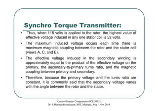 Lecture 8 synchros - theory of operation | PDF
