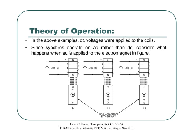 Lecture 8 synchros - theory of operation | PDF