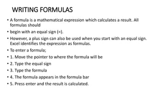 Lecture 8 using spreadsheet | PPTX