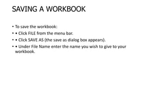 Lecture 8 using spreadsheet | PPTX