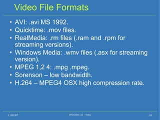 Lecture 8 Video | PPT