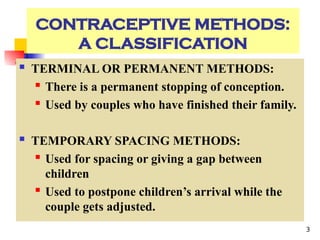 CONTRACEPTION FOR MEDICINE PRESENTATION.ppt