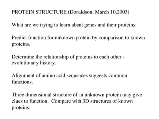 Protein structure, types, functions, etc.ppt