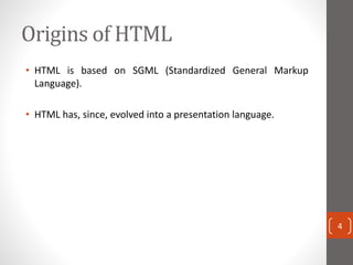 Introduction to HTML Communication Skills | PPTX