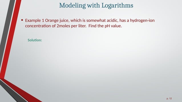 Lecture8 if Logarithms Functions. Examples of Logs | PPTX