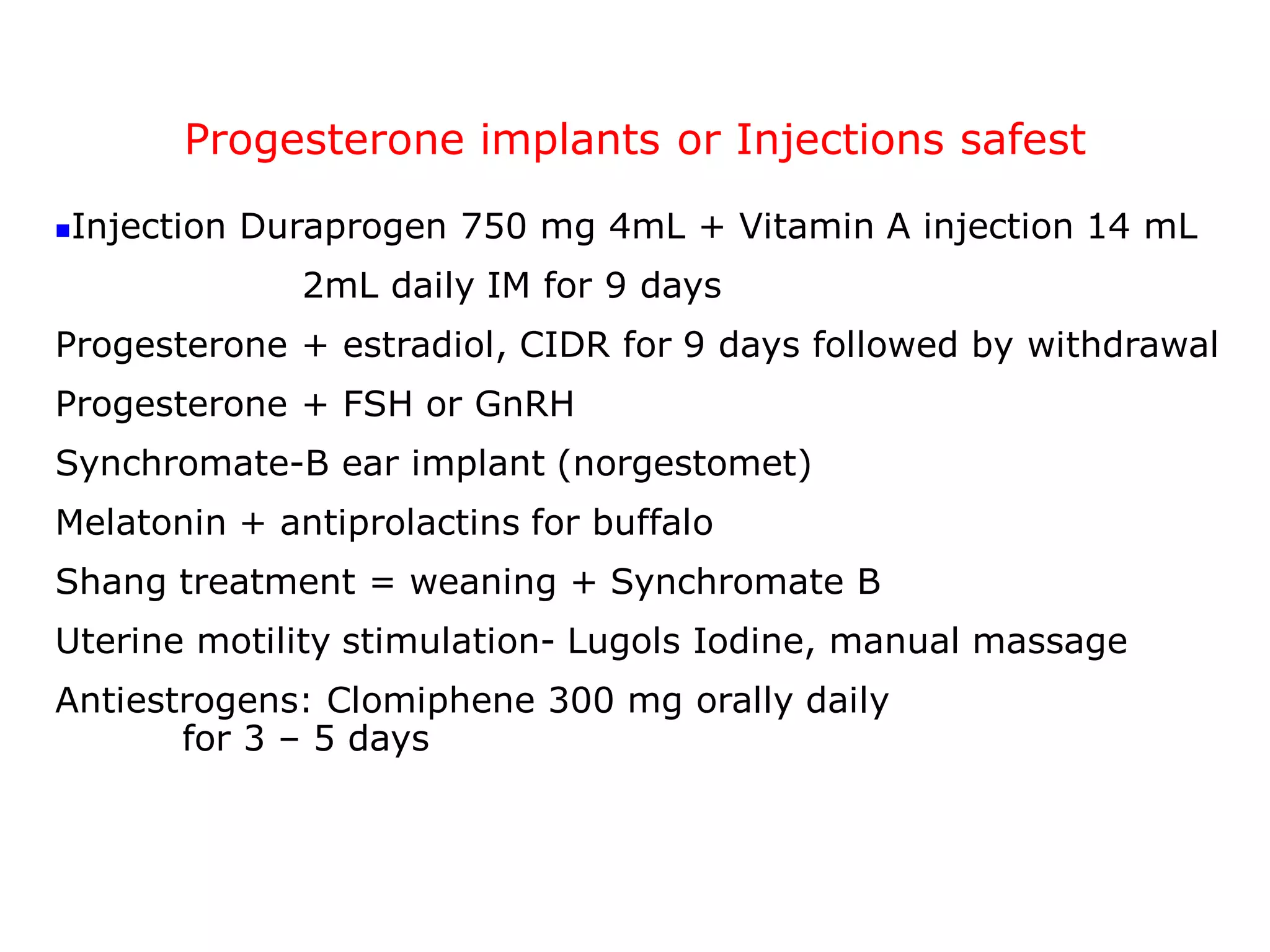 Lecture 8 anestrus in domestic animals | PDF