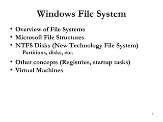 Lecture 8 comp forensics 03 10-18 file system | PPT