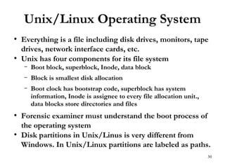 Lecture 8 comp forensics 03 10-18 file system | PPT