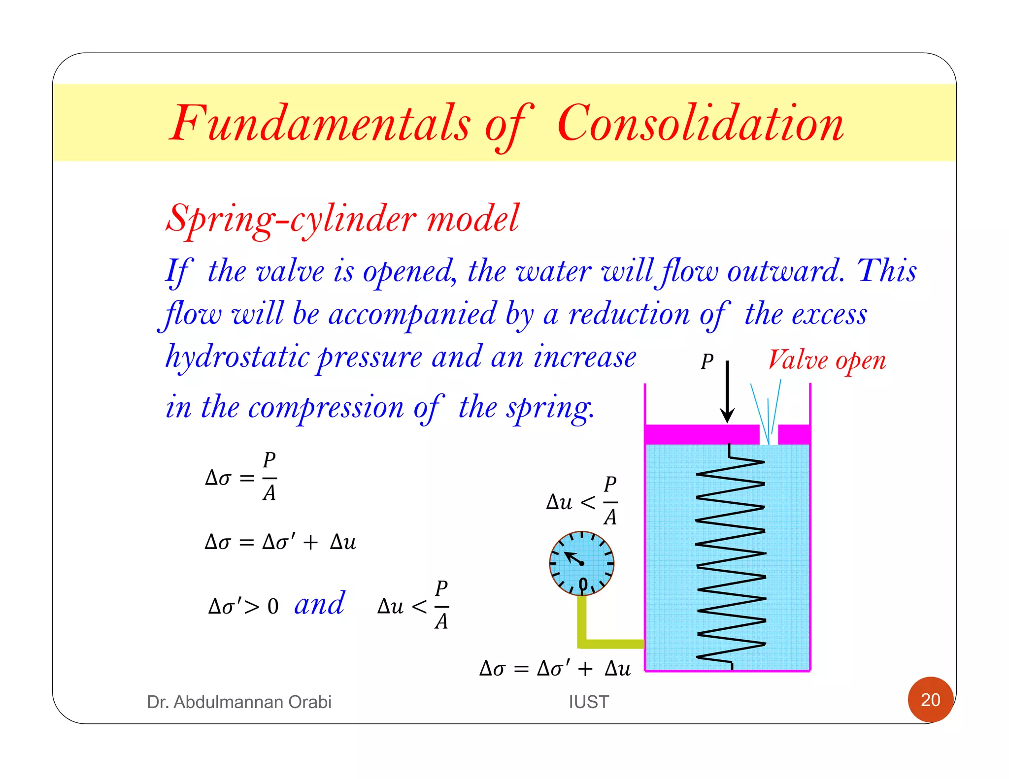 Lecture 8 consolidation and compressibility | PDF