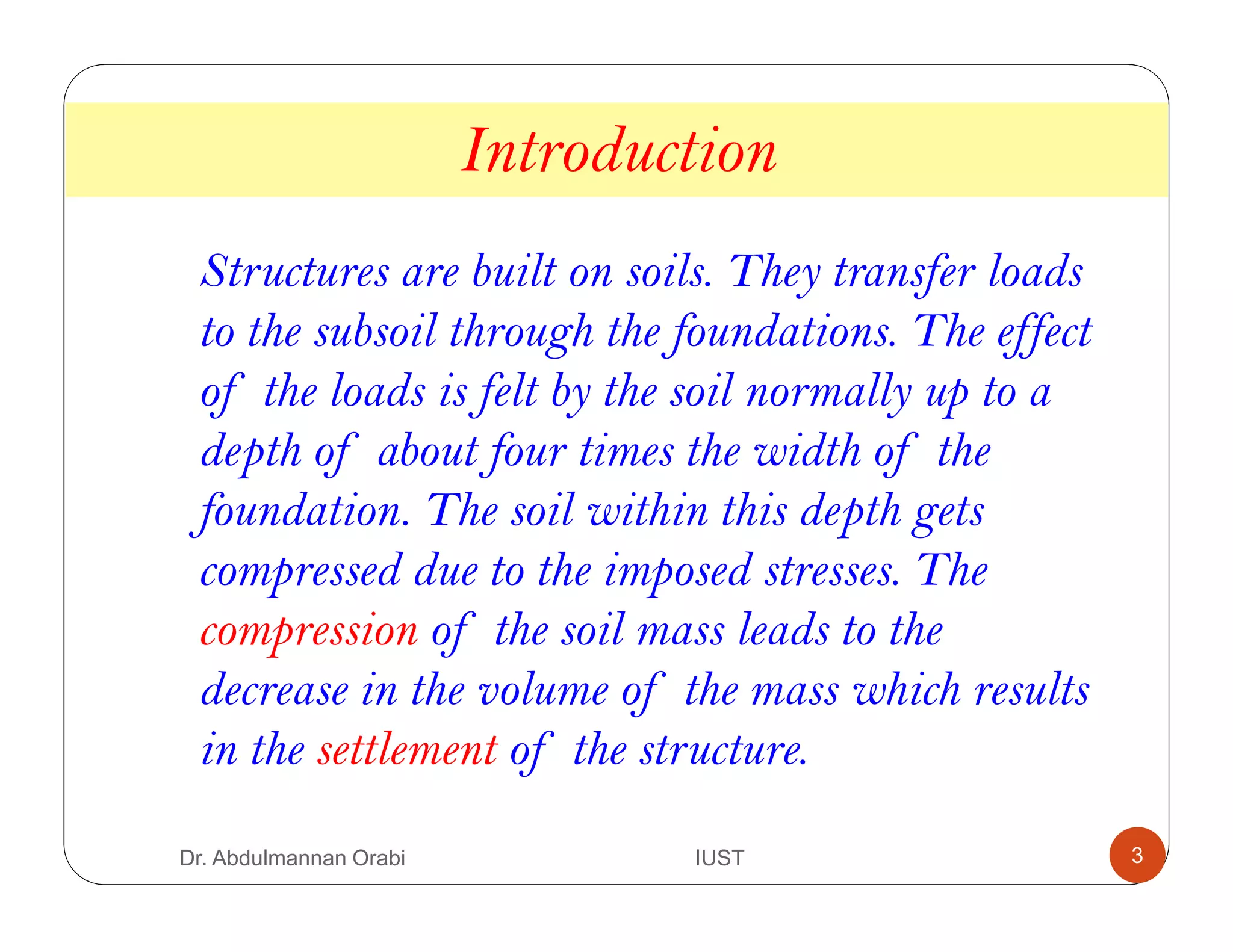 Lecture 8 consolidation and compressibility | PDF
