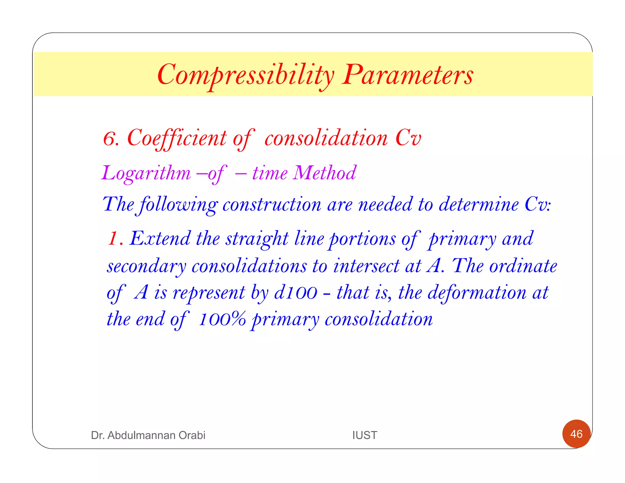 Lecture 8 consolidation and compressibility | PDF