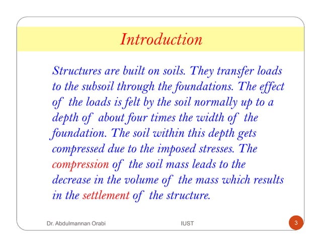 Lecture 8 consolidation and compressibility | PDF | Physics | Science