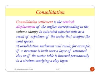 Lecture 8 consolidation and compressibility | PDF